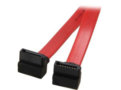 3ft SATA Data Cable - Right-Angle Connector On Both Sides - 3 Feet Long ...