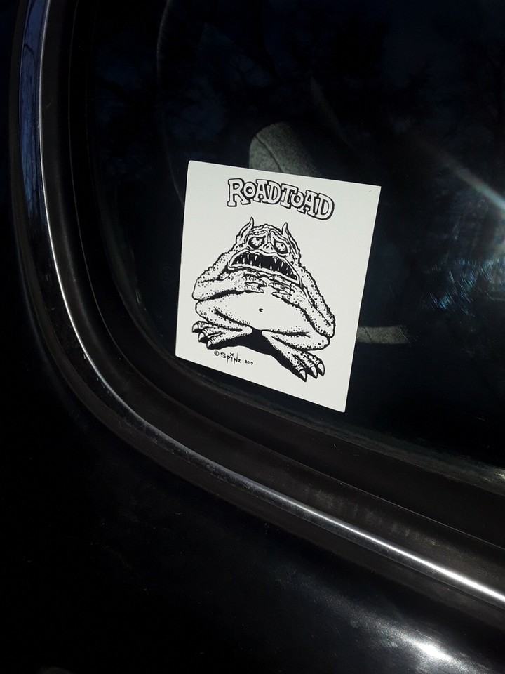 ROAD TOAD Stickers Truck Car Hotrod by Spine | eBay