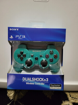 Sony Playstation 3 PS3 Dualshock 3 Wireless Controller - Emerald Green ...