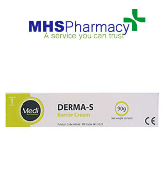 Medi Derma-S Barrier Cream,90g tube,barrier cream protects skin from ...