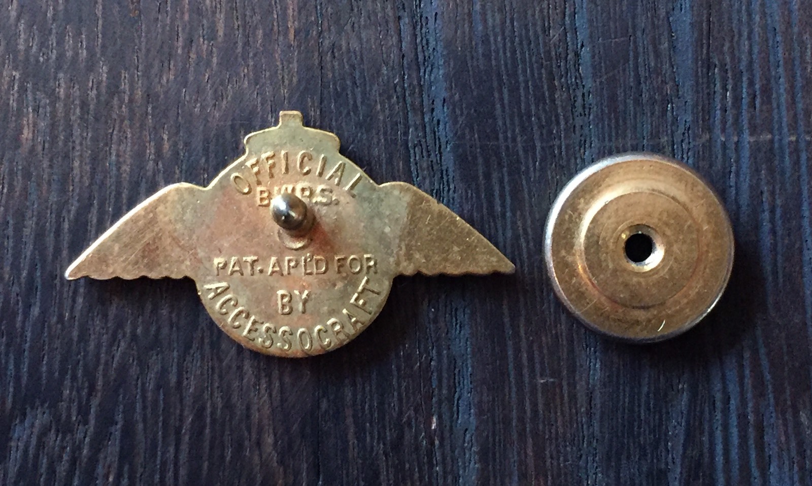 Vintage WWII RAF Royal Air Force Aviation Pilot Wings Pin BWRS ...