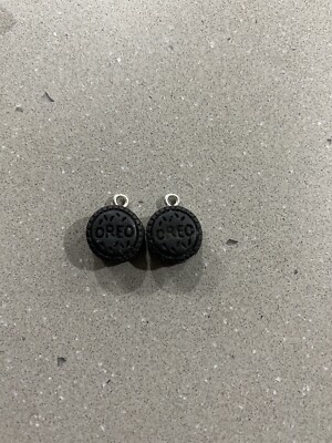 Earring Charms Oreo Biscuit Pair | eBay Australia