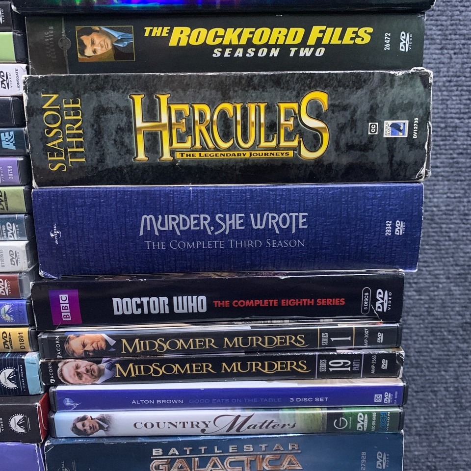 Huge Misc Lot Of Tv Series Dvds 40+ Seasons and Special Episode ...