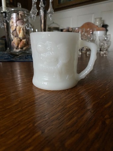 Fire King BC Comics Grog Milk Glass Mug Johnny Hart Caveman Coffee Cup ...