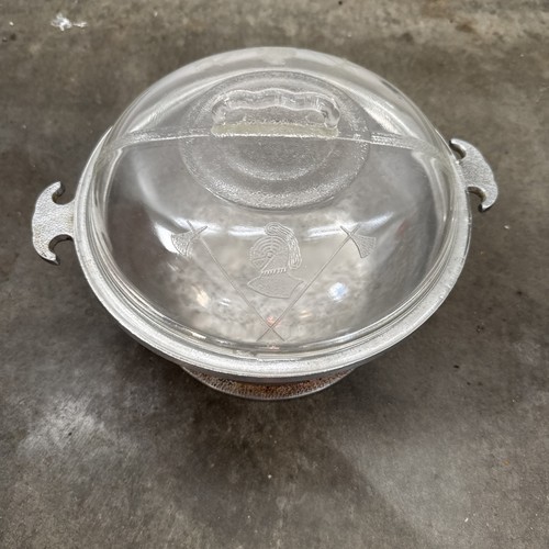 2 Vintage GUARDIAN SERVICE WARE ALUMINUM Pots 10” Hammered Finish. 1 W ...