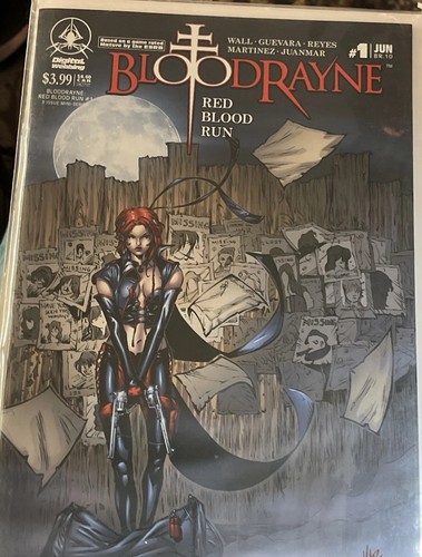 BloodRayne Red Blood Run 1 Of 3 Digital Webbing Comic Book 2007 Video ...