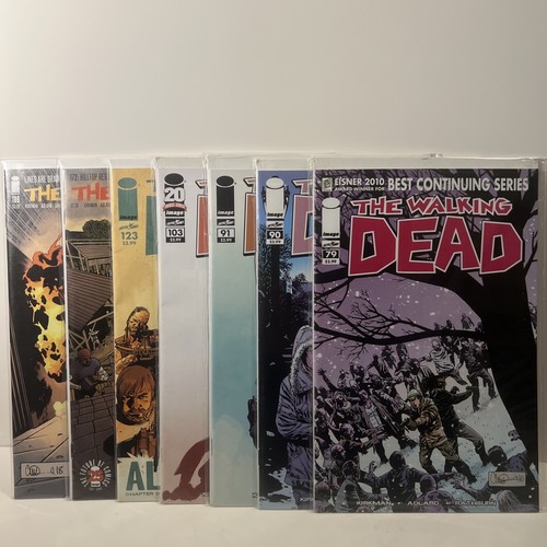 Image Comics The Walking Dead Lot: 7 Issues #79, 90, 91, 103, 123, 172 ...