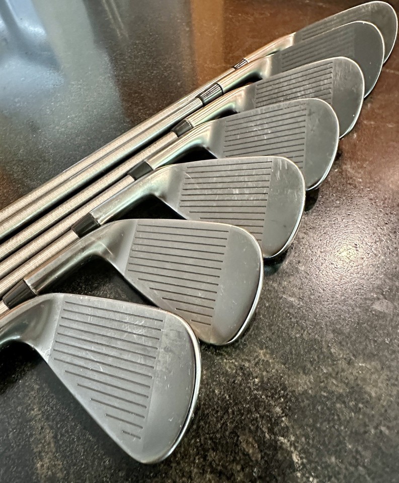 Callaway Apex Cf 19 Smoke Iron Set 5-Pw, Aw Regular Aerotech Steelfiber ...