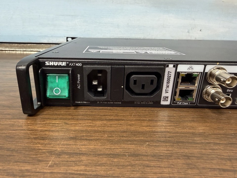 Shure AXT400 Axient Wireless Dual Receiver 470-698 MHz Works Great | eBay