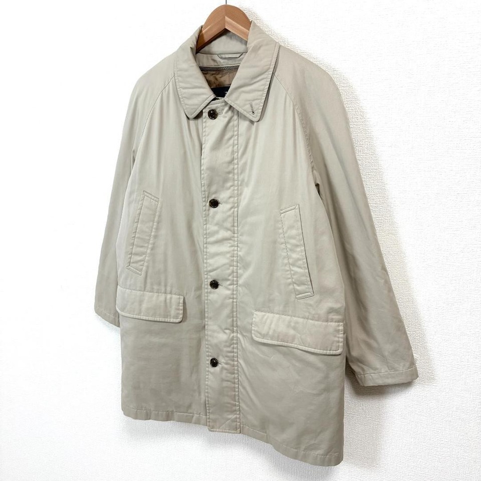 Burberry London Down Lined Coat Light Beige With Nova Check Pattern ...