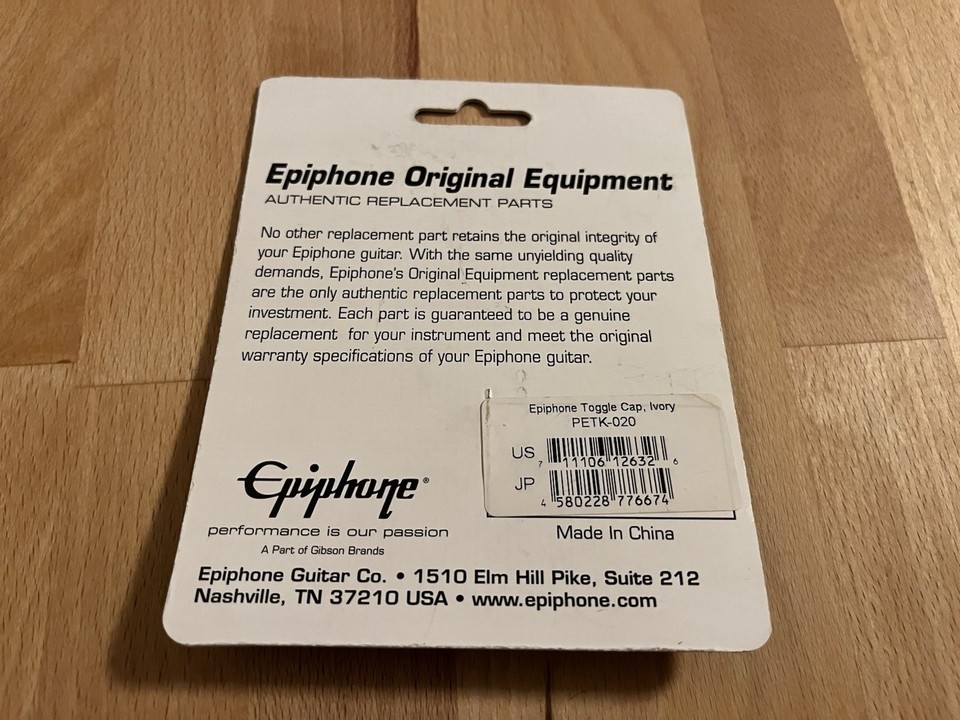 Epiphone PETK-020 Toggle Switch Cap, Ivory | eBay