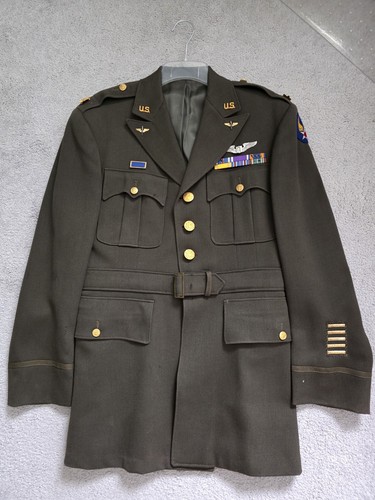 Original Named WW2 AAF Major's Jacket With Sew On Ribbons | eBay