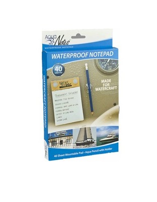 Aqua Boat Notes Waterproof Notepad (MADE IN THE USA) | eBay