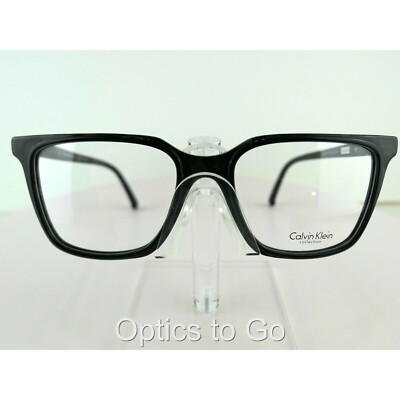 CALVIN KLEIN CK 8579 (025) Black Charcoal 53-18-135 MEN BOLD Eyeglass ...