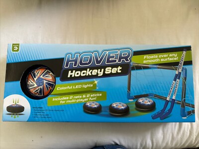 Minnark Kids Indoor Toys - Hover Hockey Set Rechargeable Puck 2 Goals ...