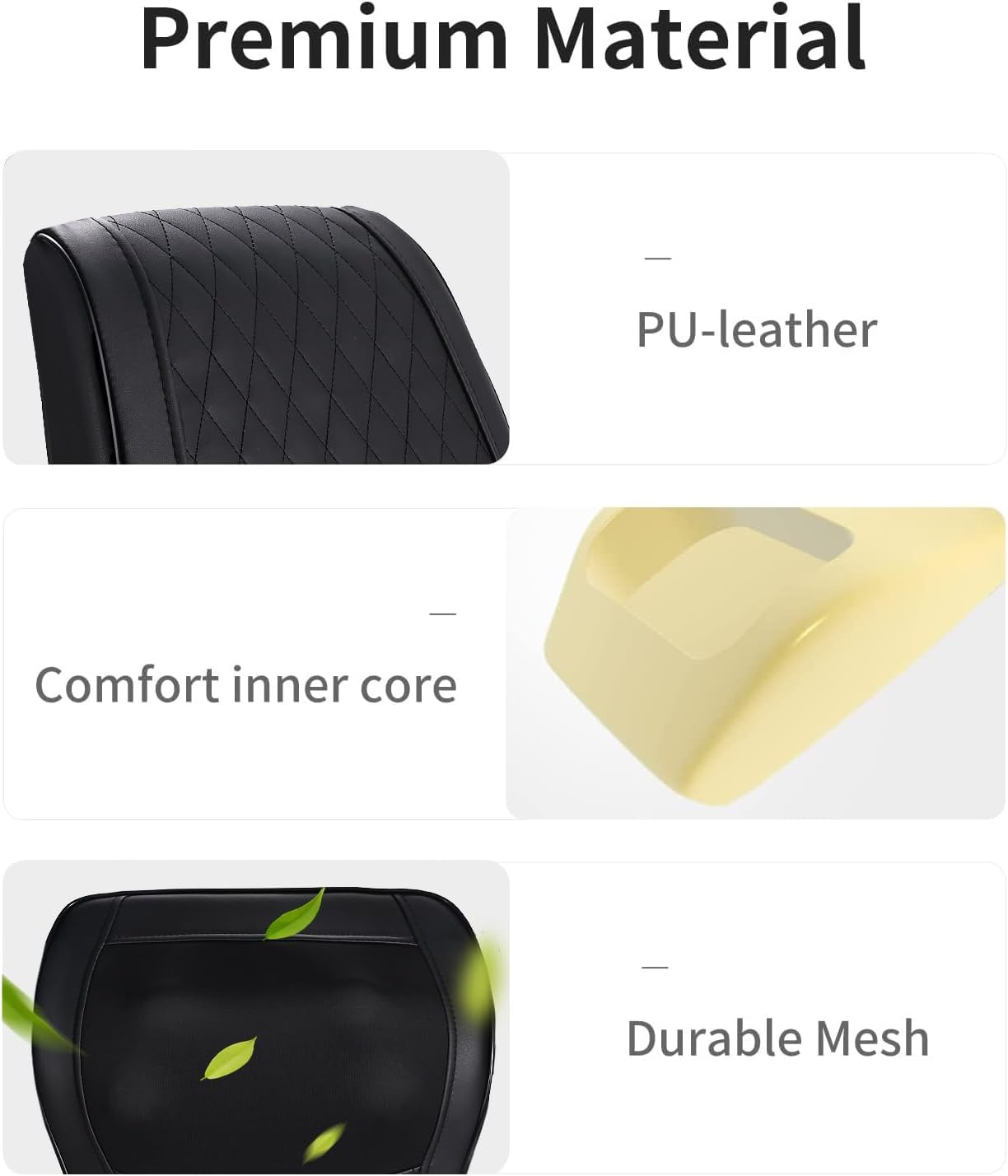 Boriwat Back Massager with Heat, Massagers for Neck and Back, 3D ...