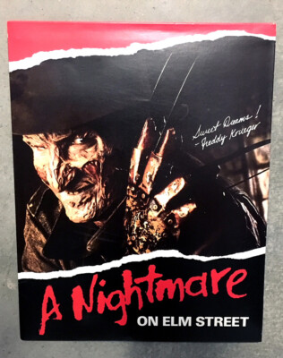 Vtg 80s FREDDY KRUEGER FOLDER New Line Movie Trapper Keeper Nightmare ...