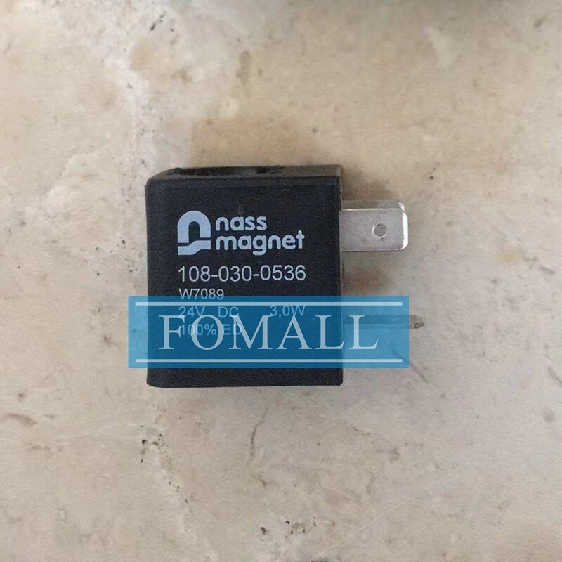 1Pcs New For nass magnet solenoid valve coil 108-030-0536 W7089 24V DC ...