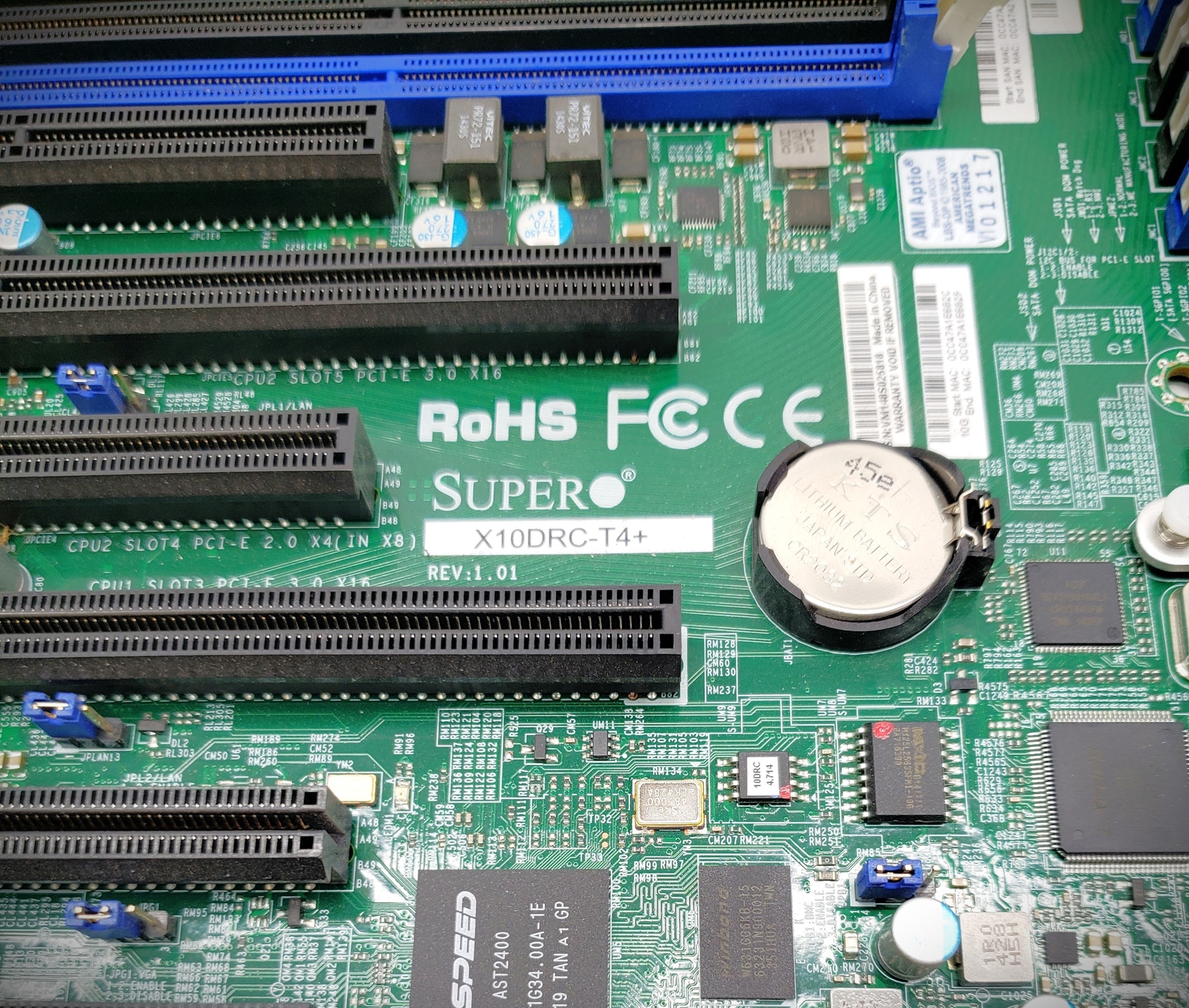 SuperMicro X10DRC-T4+ Dual Intel C612 Socket R3 LGA2011 DDR4 Server ...