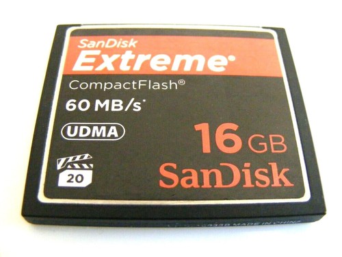 16GB Compact Flash Card Extreme UDMA ( 16 GB CF Extreme Karte) SanDisk ...