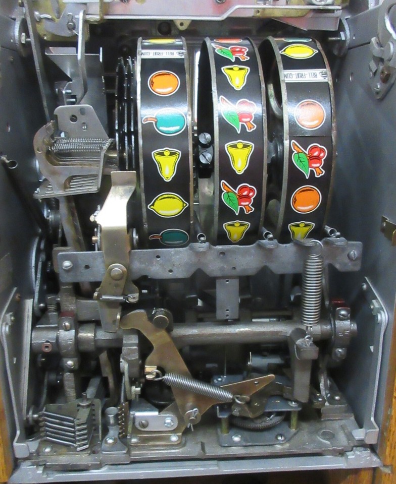 Mills 5c Silver Palace Slot Machine Original Circa 1950 | eBay