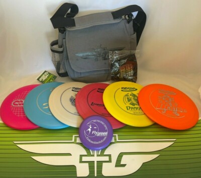 Fly Green Disc Golf 6 Disk Innova Starter Set w BAG & Mini - U Pick or ...