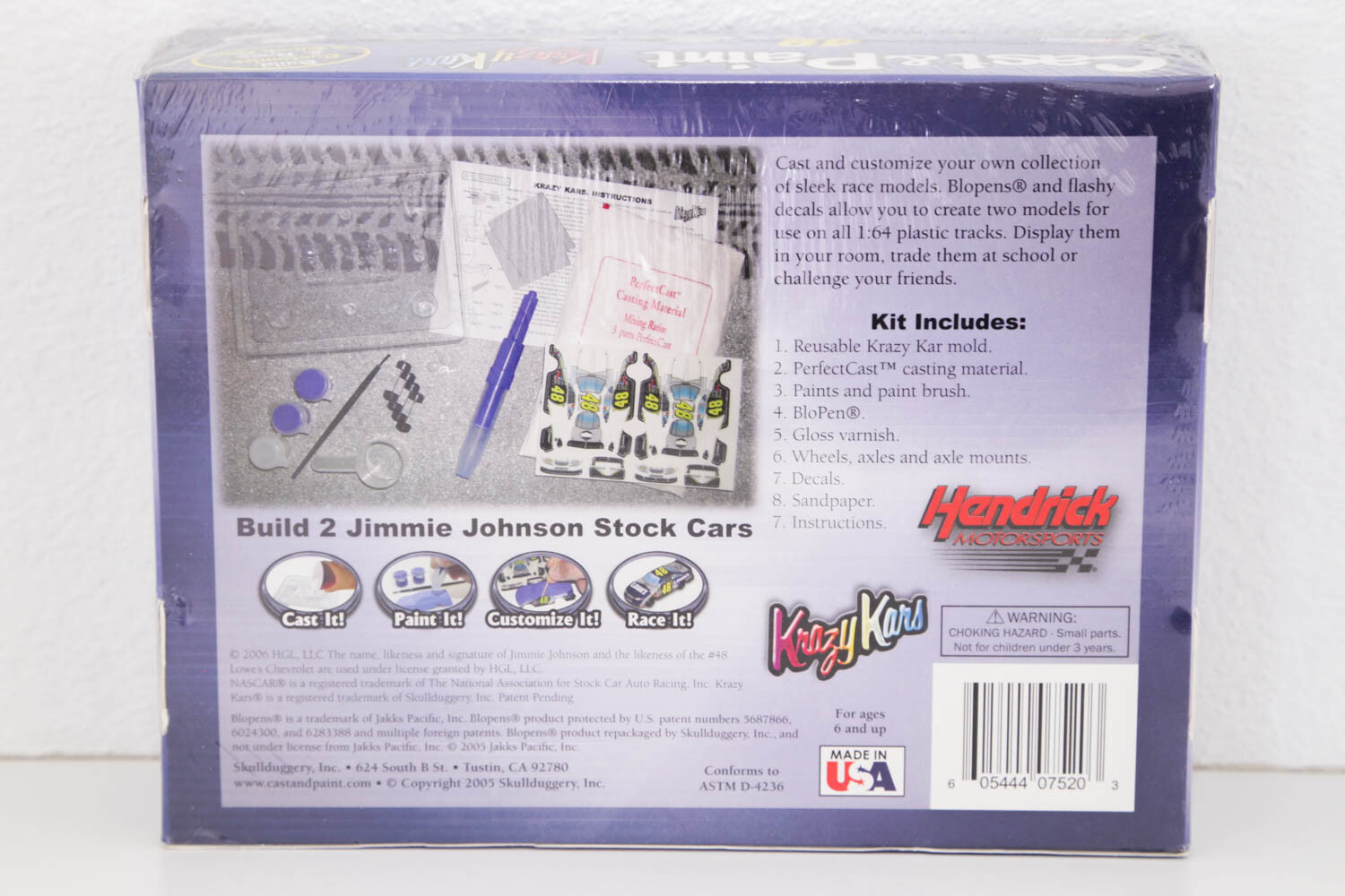 Krazy Kars NASCAR Model Car Kit Jimmie Johnson 48 Lowes - New In Box | eBay