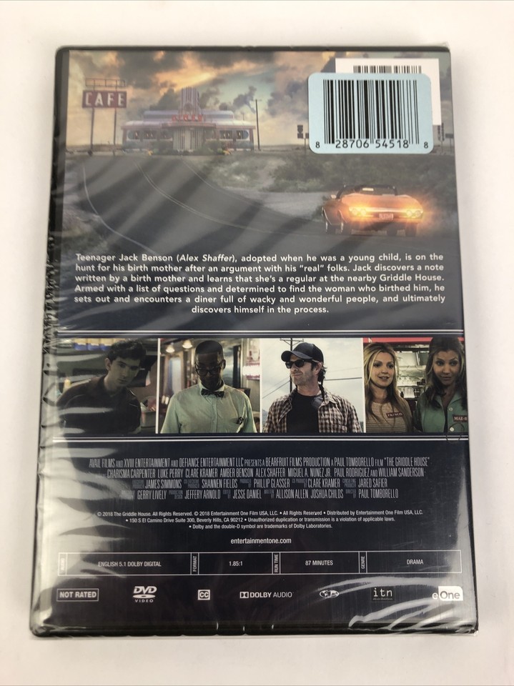 The Griddle House (DVD, 2018) Luke Perry, Charisma Carpenter, Amber ...