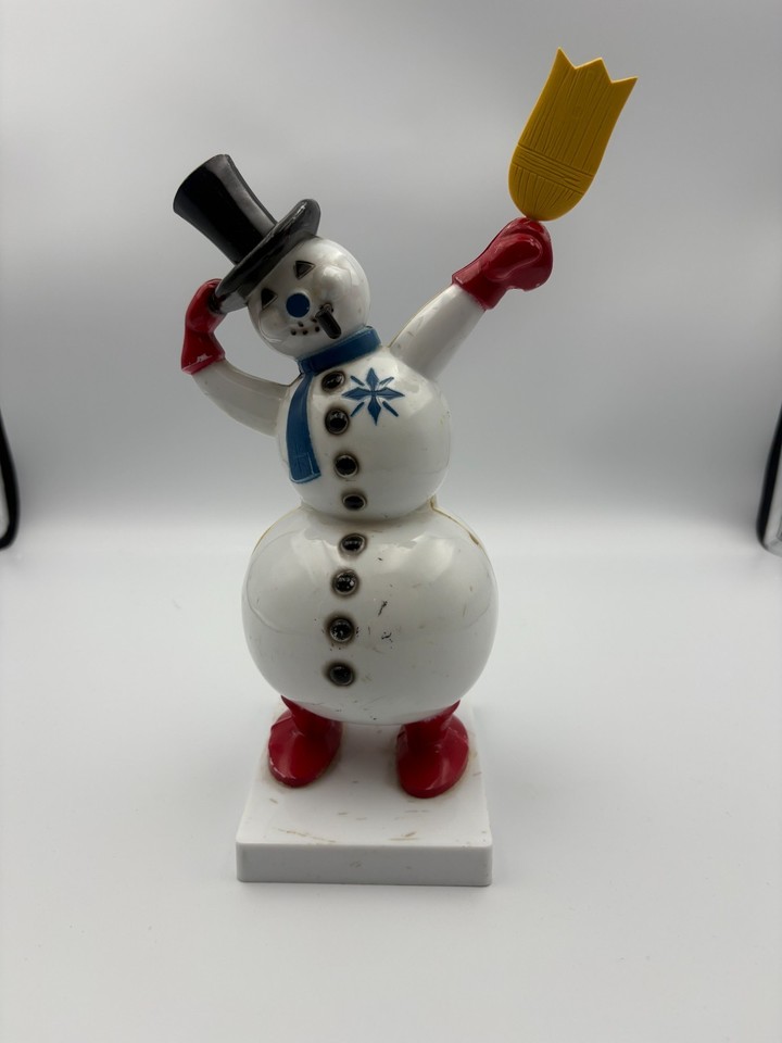 Vintage Royalite Rosbro Snowman Candy Container | eBay