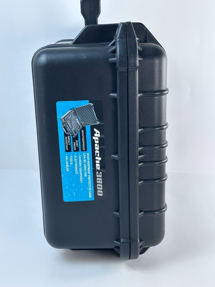 Apache 3800 Weatherproof Protective Case Black Large Camera Equipment ...