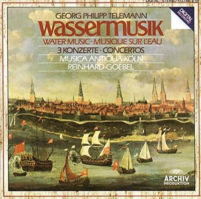 Telemann: Water Music 3 Concertos - Audio CD By Georg Philipp Telemann ...