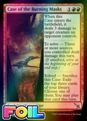 x1 Case of the Burning Masks MKM MTG 113 FOIL UNCOMMON M/NM 1x | eBay