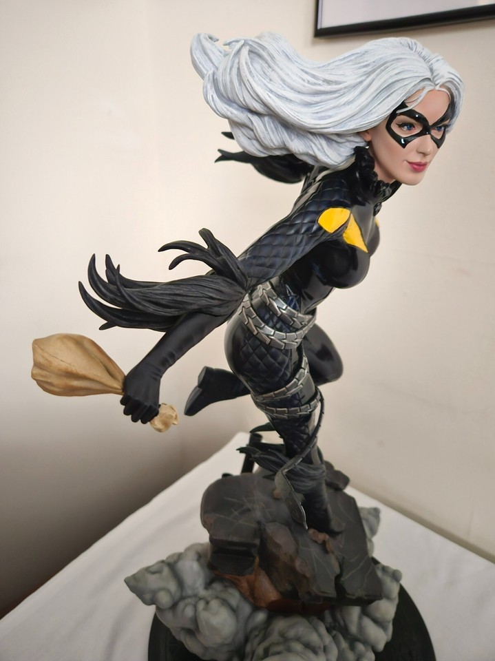 SIDESHOW BLACK CAT EXCLUSIVE PREMIUM FORMAT STATUE 116/350 BRAND NEW ...