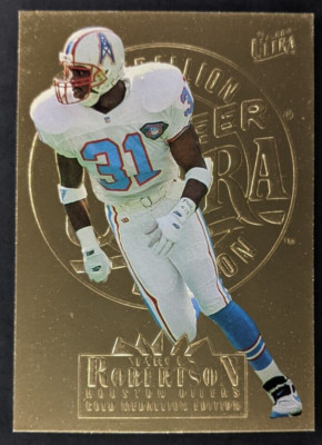 Marcus Robertson 1995 Fleer Ultra GOLD MEDALLION #126 Football NFL Card ...