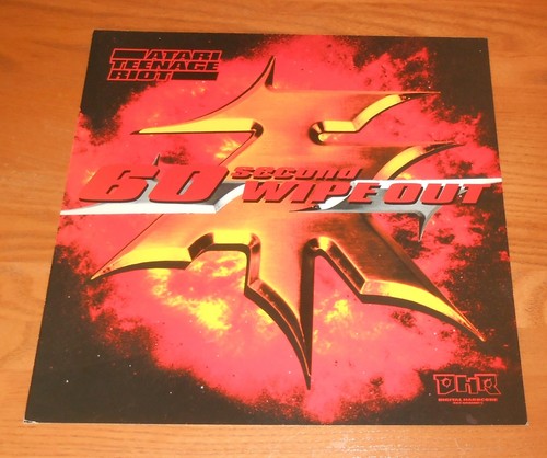 Atari Teenage Riot 60 Second Wipeout Poster 2-Sided Flat 1999 Promo ...