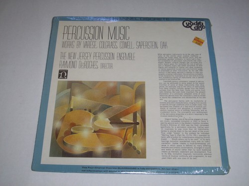 RAYMOND DesROCHES RARE QUADRA Percussion Music NONESUCH HQ-1291 SEALED ...