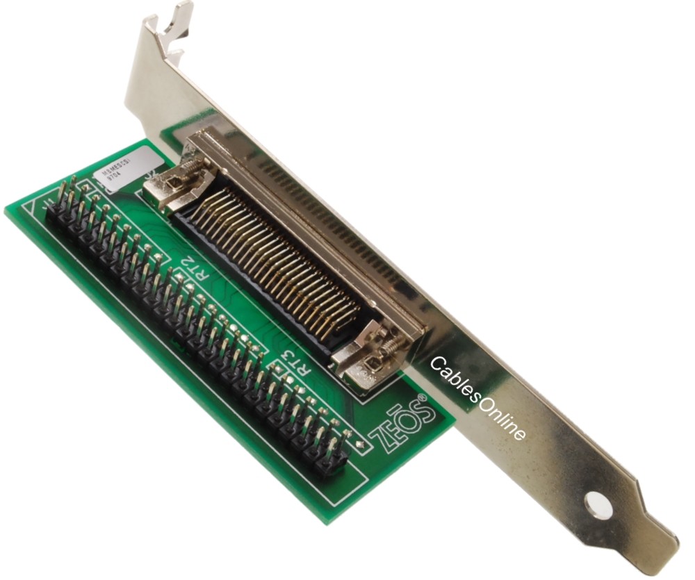 HPDB50 Female External Connector to IDC50 Male Internal Connector SCSI ...