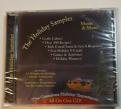 New The Holiday Sampler Christmas CD Music & Interactive CD-ROM Recipes ...