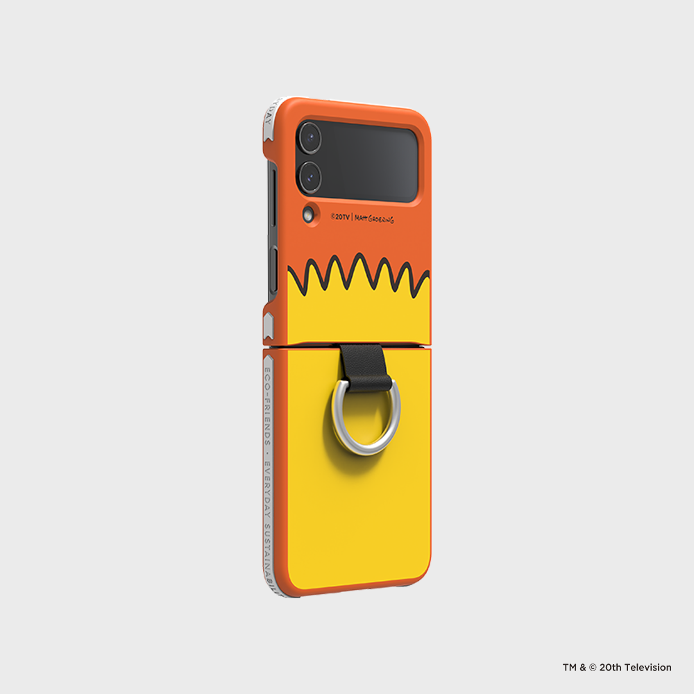 The Simpsons (Bart) x Samsung Authentic Galaxy Z Flip4 Case Cover with ...