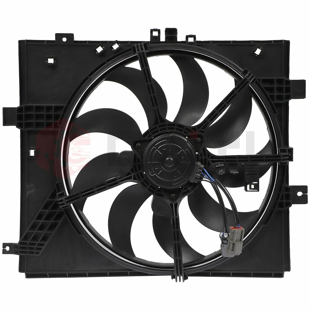 214811HS3A Radiator Cooling Fan Assembly For 2015-2019 Nissan Micra ...