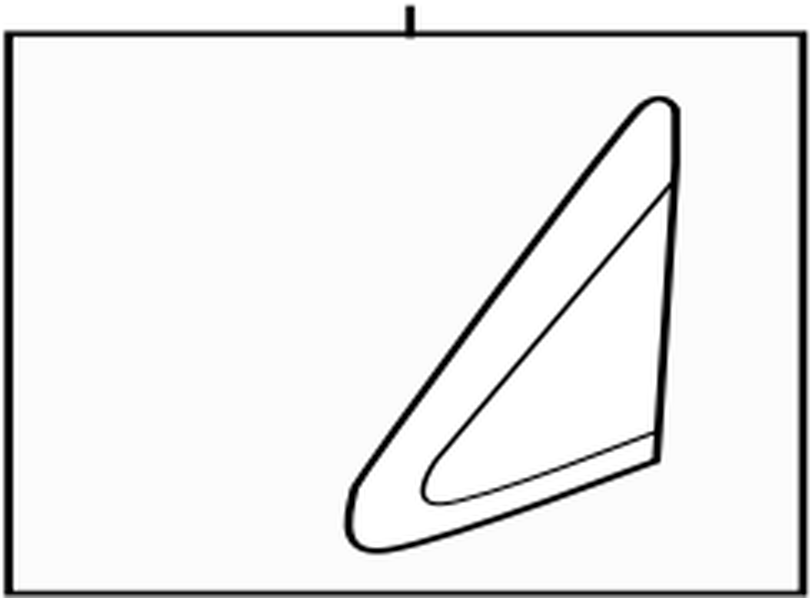 7405A565 Mitsubishi Garnish, fr pillar, lh 7405A565, New Genuine OEM ...