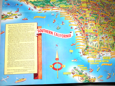 Cartoon Map Of California USA Map Cartoon Illustration (2) | Images