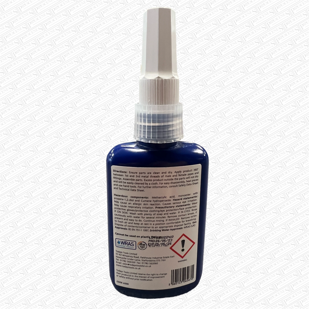 That Rapid Blu-Stuff Liquid PTFE Pipe Thread Sealer 50ml WRAS APPROVED ...