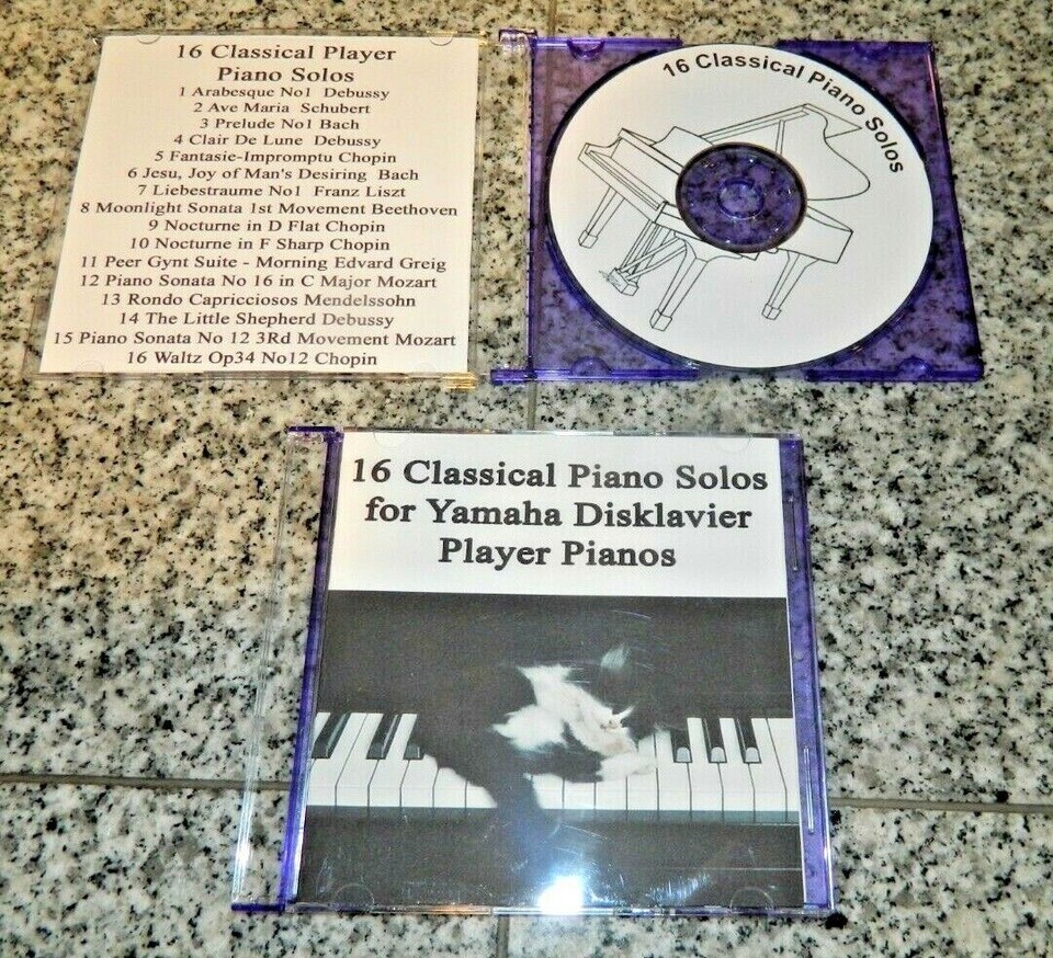 Yamaha Disklavier Clavinova PianoSoft Player Piano Classical SOLO Collection | eBay