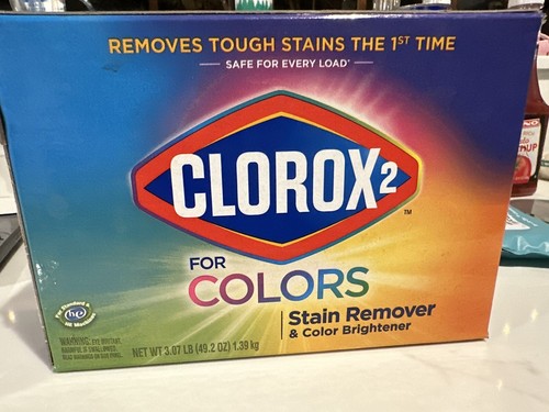 Clorox 2 Stain Remover & Color Booster Powder, Original,49.2 Oz Box ...