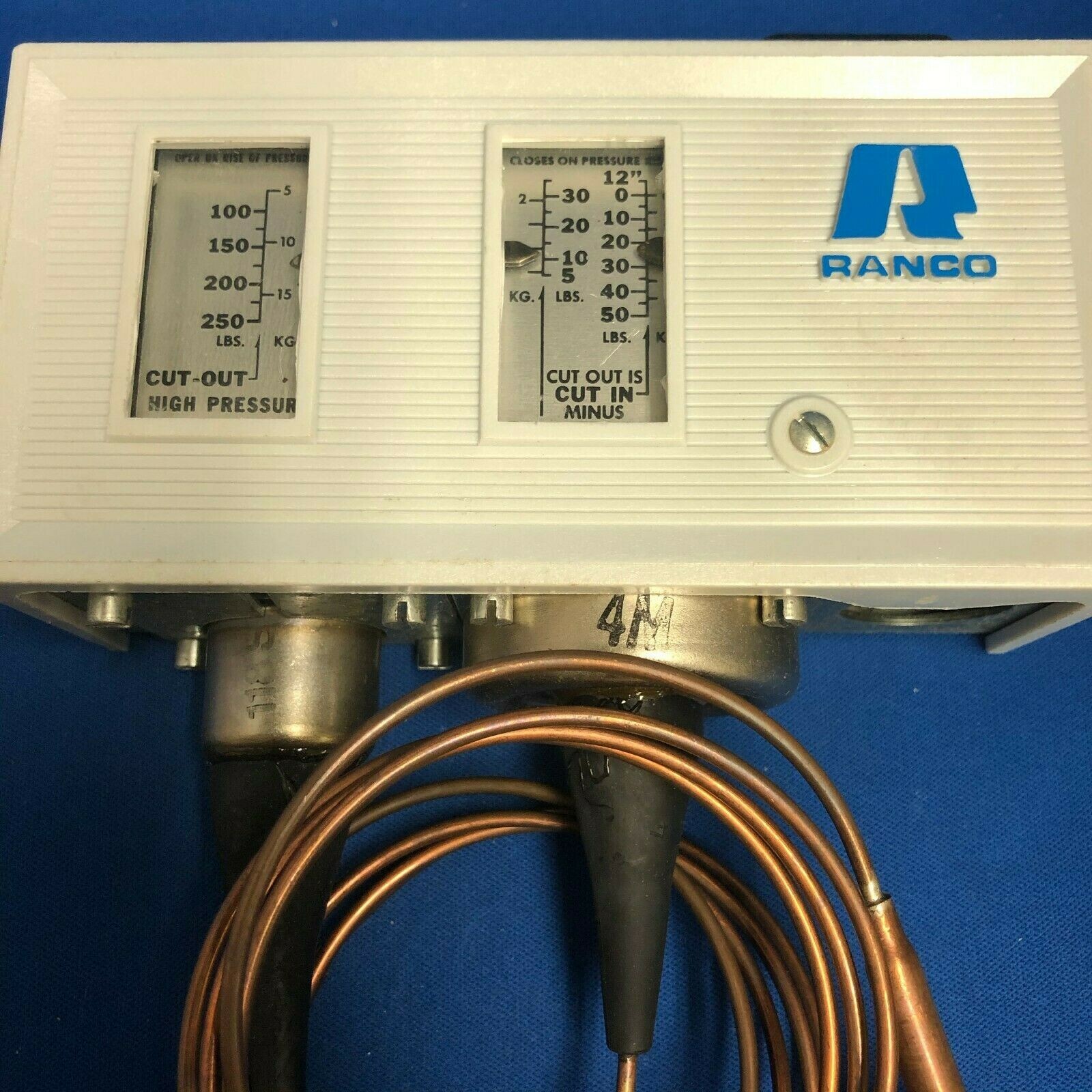 Ranco 022-7702 Dual Pressure Control Double Pole Single Throw Switch ...