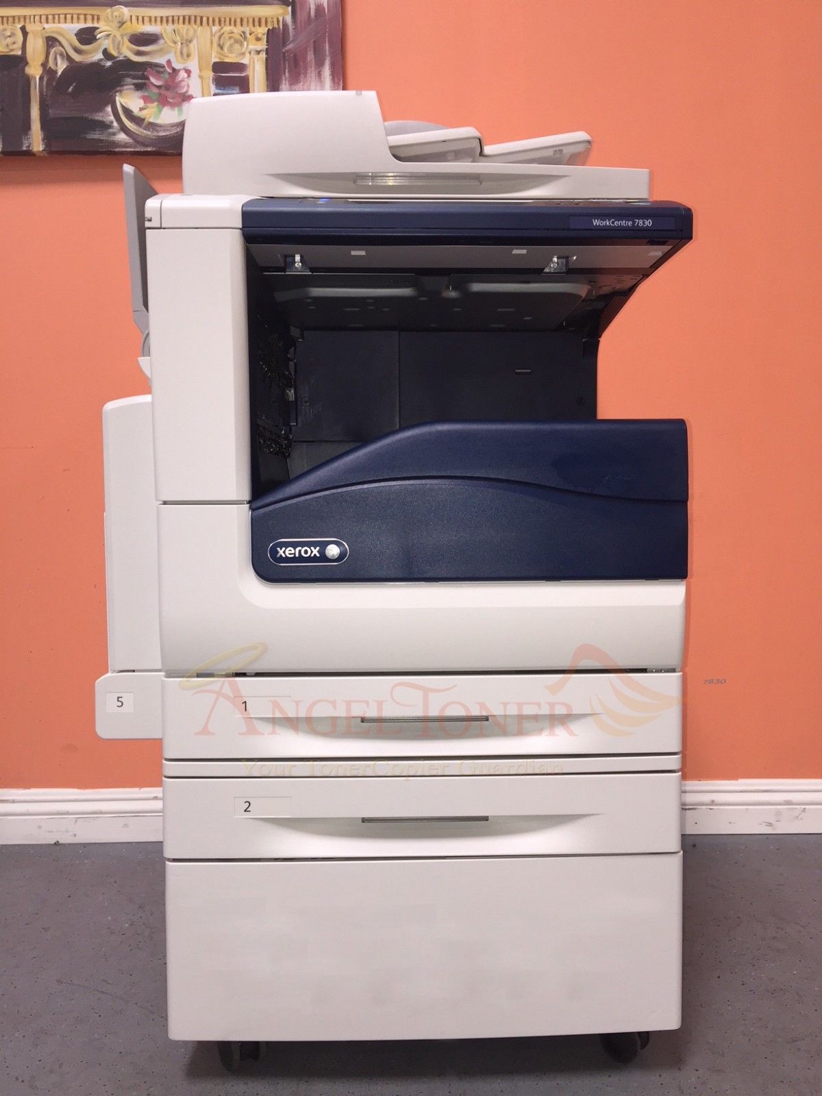 Xerox WorkCentre 7830i Color Printer Scan Copier Fax Network MFP 30PPM ...