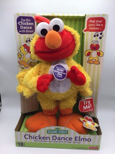 NIB VTG Chicken Dance Elmo Sesame Street 2001 Animated Dancing ...