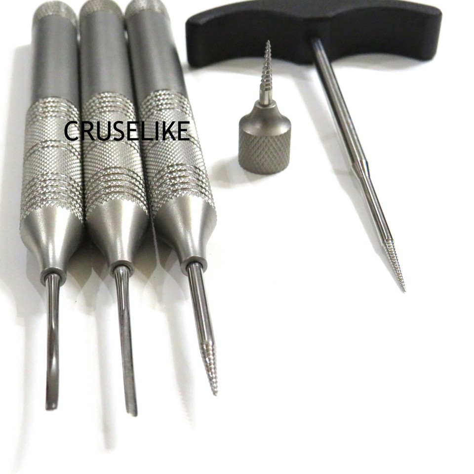 Dental Flex Periotome Root Extraction Screw Set Of 5 piece | eBay