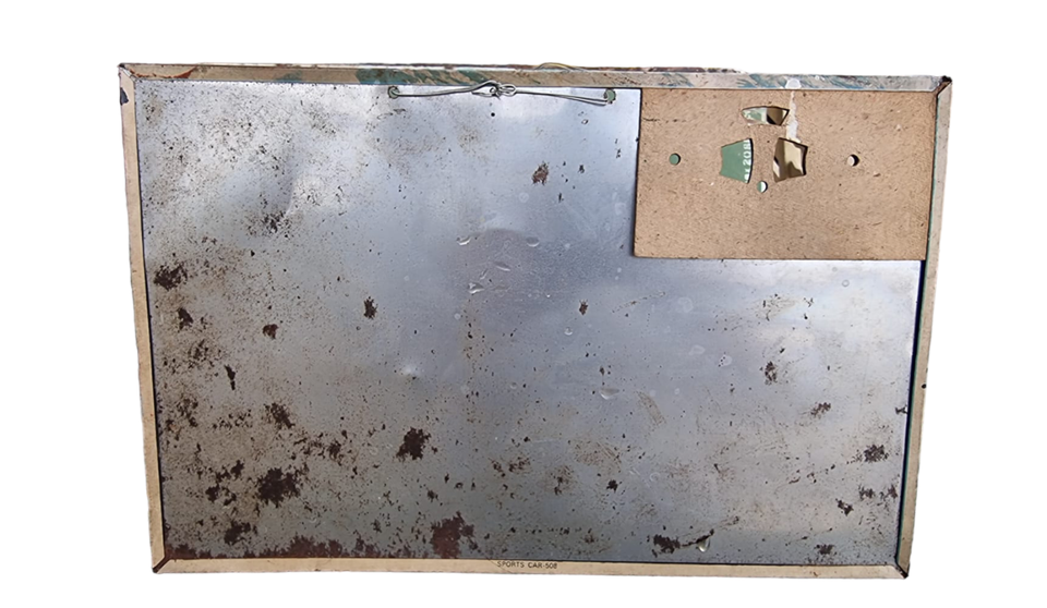 Rare Old Antique Vintage Car Picture / images Litho. Tin Sign Board ...